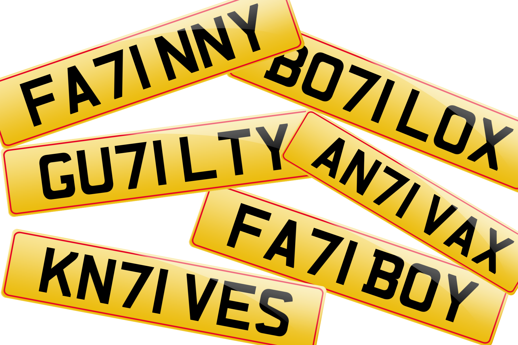 Banned DVLA Number Plates 2021 Edition